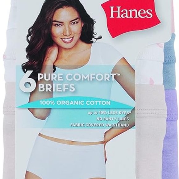 Hanes | Intimates & Sleepwear | Nwt Hanes Womens Organic Cotton Panties ...